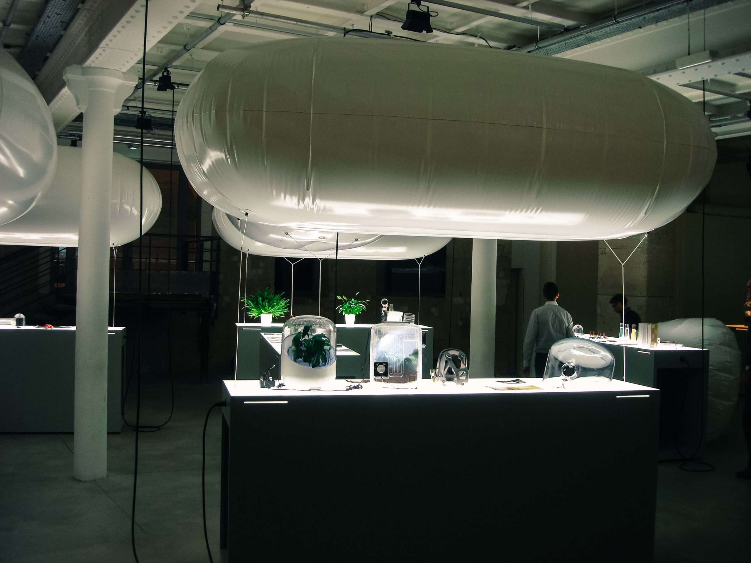 Inflatable event stand - exhibition Colas. JC Keller